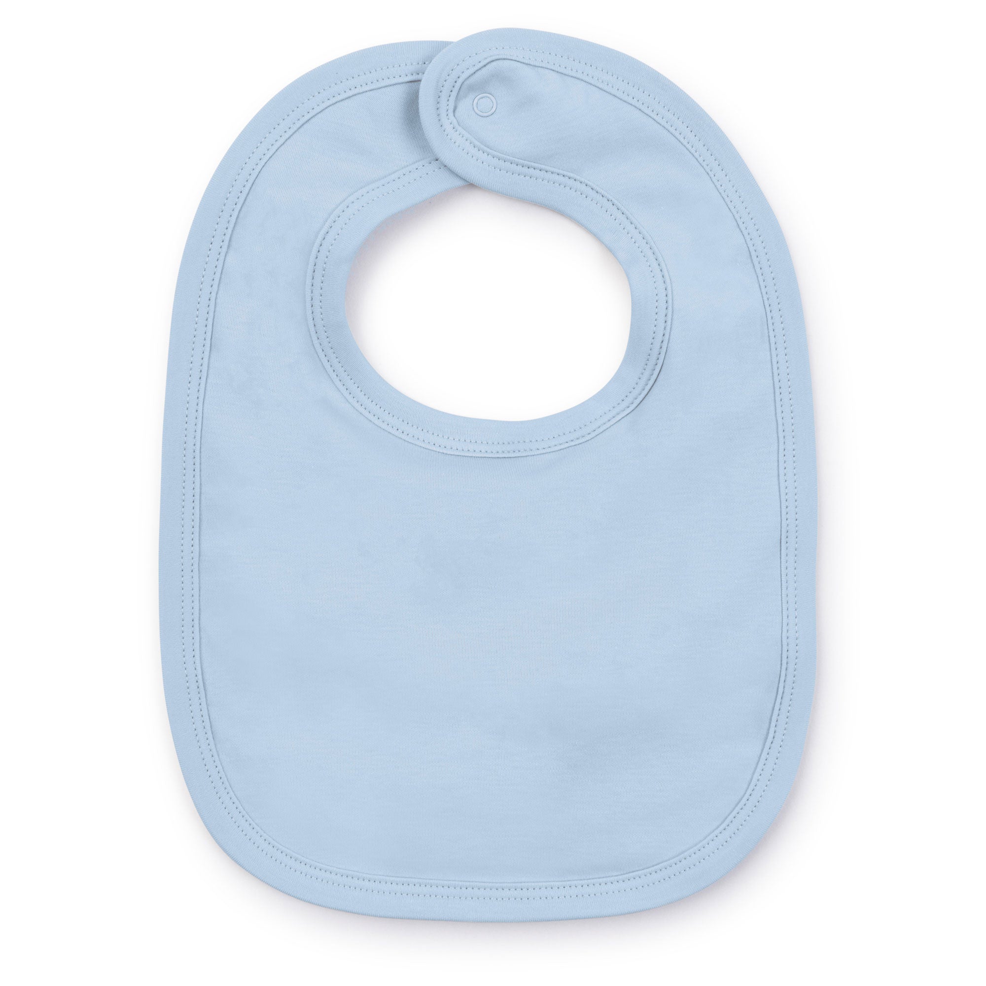 Plain Edge Bib - Light Blue