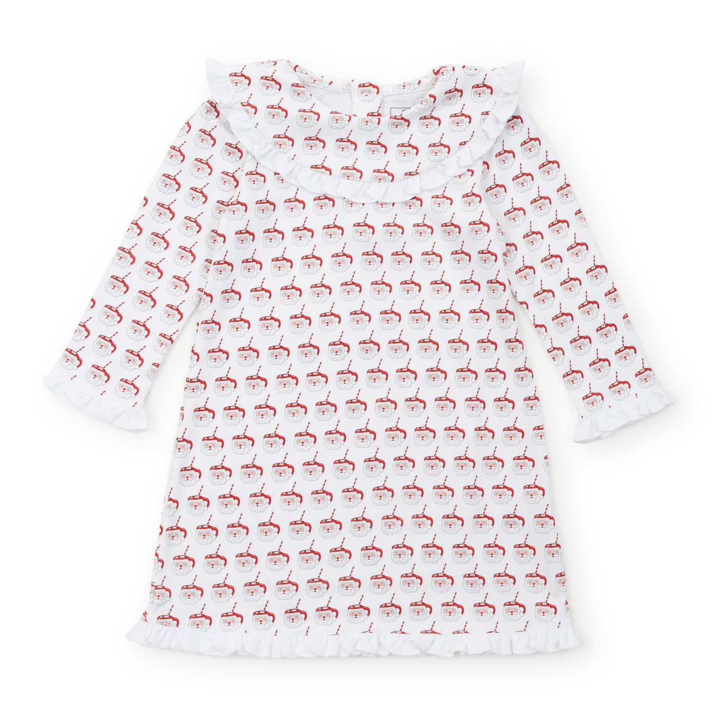 Madeline Girls' Dress - Hot Cocoa Santa | Lila & Hayes